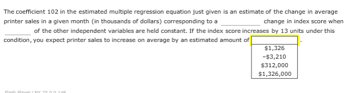 Solved 1. Multiple regression model and the least-squares | Chegg.com