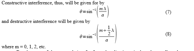 Solved Constructive interference, thus, will be given for by | Chegg.com