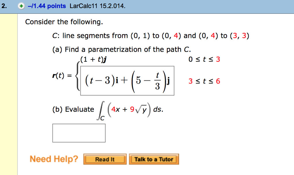 Solved 2. + 1.44 points LarCalc1 1 15.2.014. Consider the | Chegg.com Solved 2. + 1.44 points LarCalc1 1 15.2.014. Consider the | Chegg.com