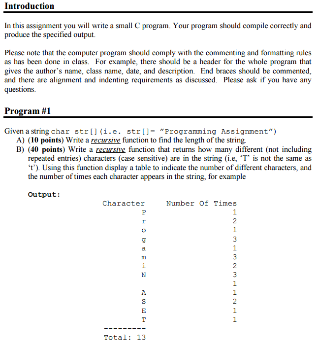 Solved Introduction In this assignment you will write a | Chegg.com