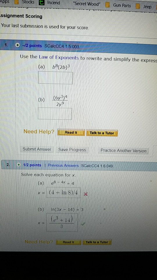 Solved Incend Secret Wood" ssignment Scoring Your last | Chegg.com