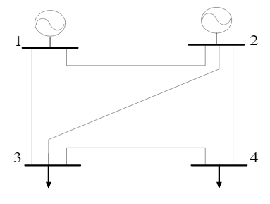 Solved For a four-bus power system, bus 1 is the swing bus | Chegg.com