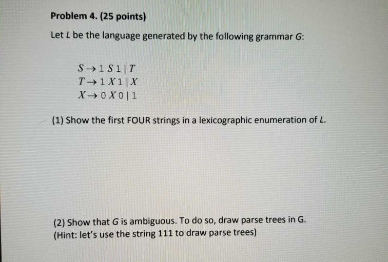 Solved Problem 1. (15 points) For each of the following | Chegg.com