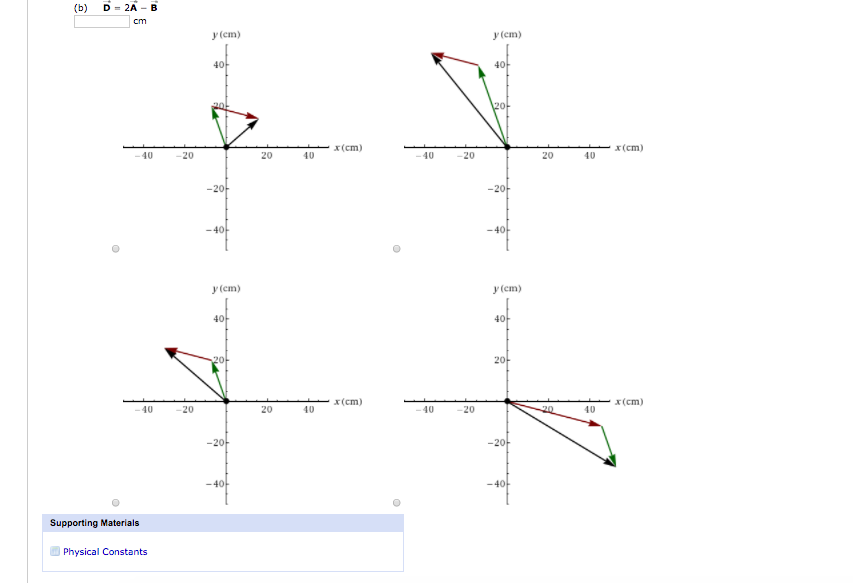 Solved -4 points OSColPhys1 3F.027.WA Two position vectors. | Chegg.com
