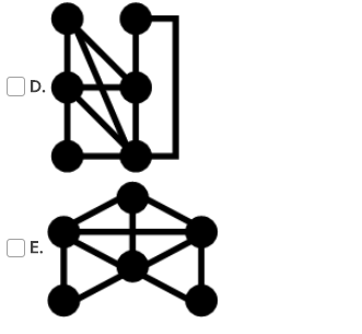 Solved Select the three graphs that are isometric t There | Chegg.com