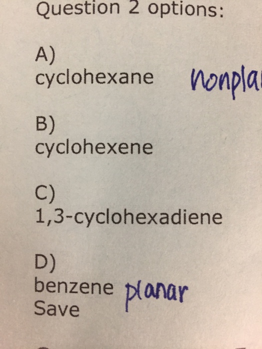 Solved Between cyclohexane, cyclohexene, 1,3-cyclohexadiene | Chegg.com