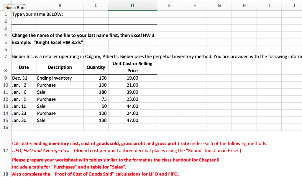 Solved Name Box 1 Type your name BELOW: 4 Change the name of | Chegg.com