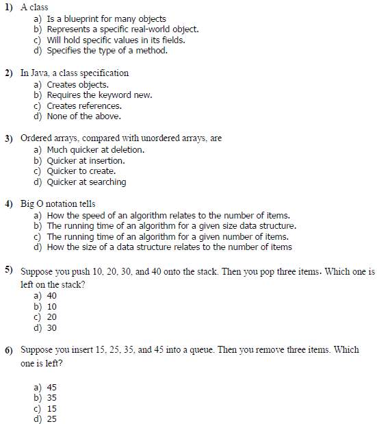 Solved A Class Is A Blueprint For Many Objects Represents