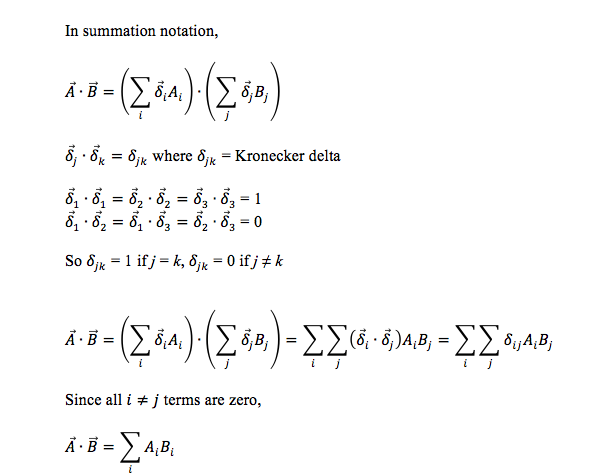 Prove The Following Using Summation Notation V Bar