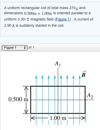 Solved Find the initial angular acceleration of the coil | Chegg.com