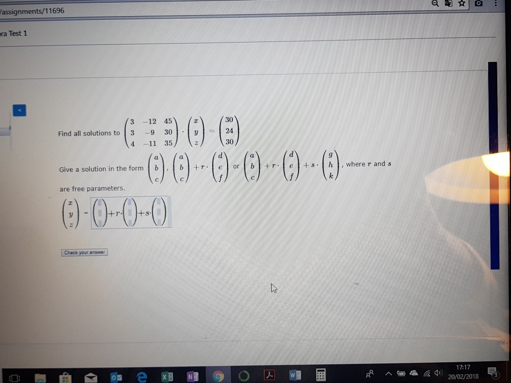 Solved assignments/11696 ra Test 1 3-12 45) 30 24 30 Find | Chegg.com