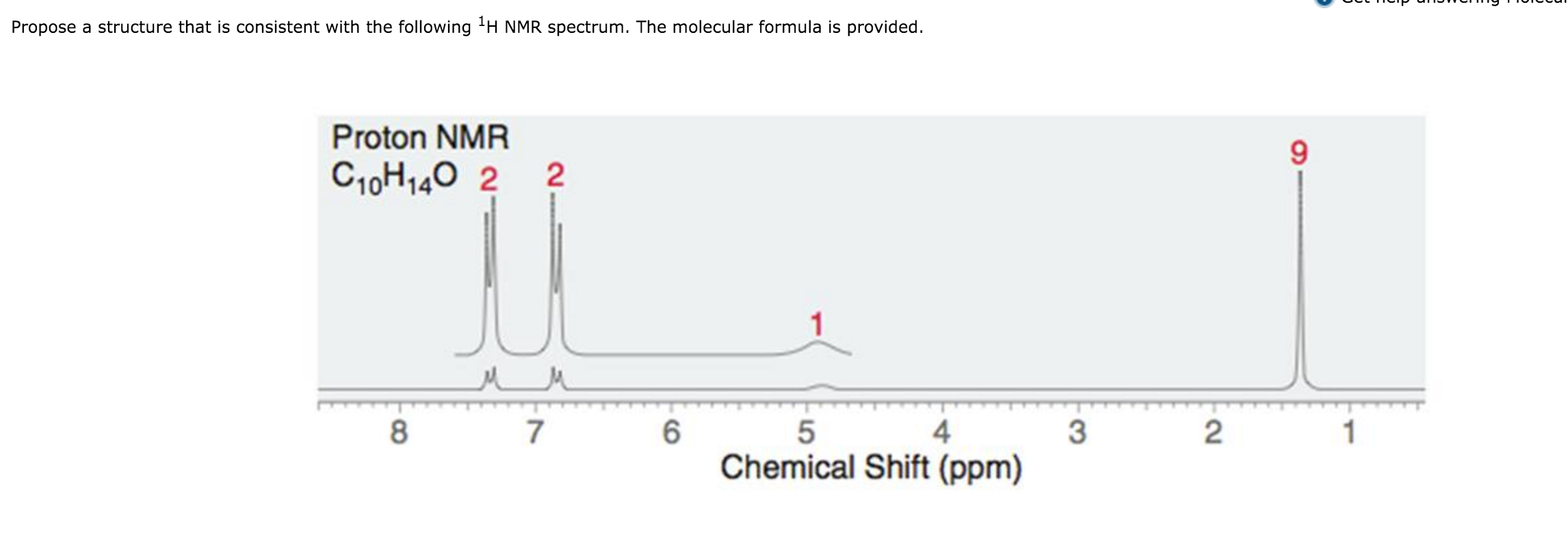 Solved Propose a structure that is consistent with the | Chegg.com