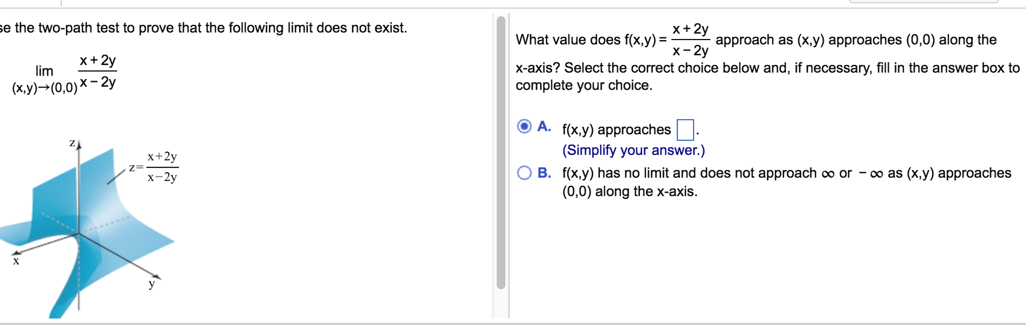 Solved Use the two-path test to prove that the following | Chegg.com