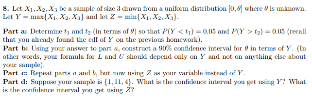 Solved Let X1, X2, X3 be a sample of size 3 drawn from a | Chegg.com