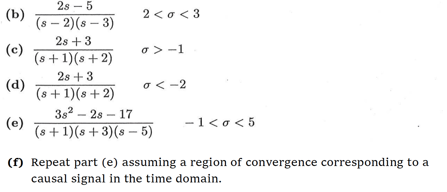 Solved (2s - 5)/(s - 2)(s - 3) 2-1 2s + 3/(s + l)(s + 2) | Chegg.com