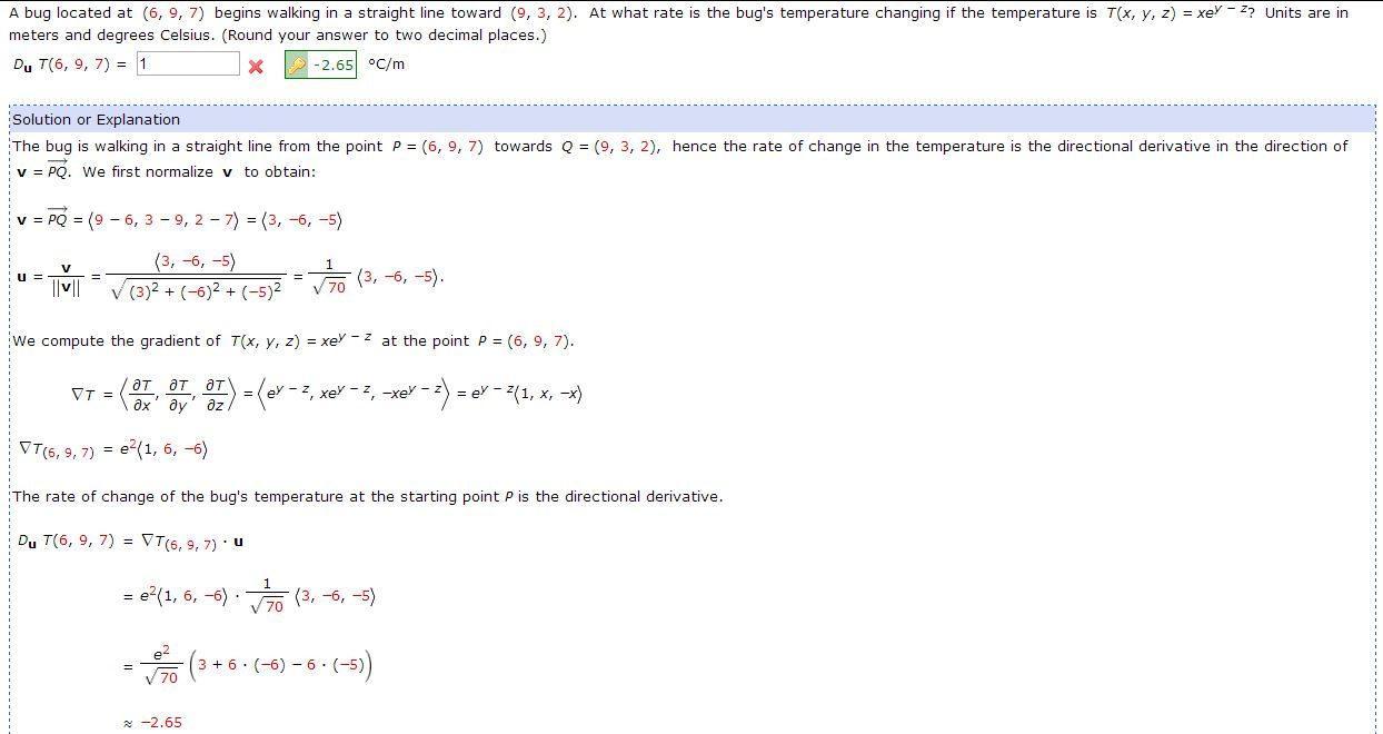 Solved A bug located at (3, 8, 6) begins walking in a | Chegg.com