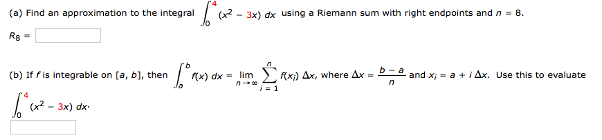 Solved (a) Find an approximation to the integral | Chegg.com
