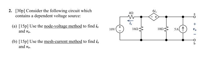 Solved Consider the following circuit which contains a | Chegg.com