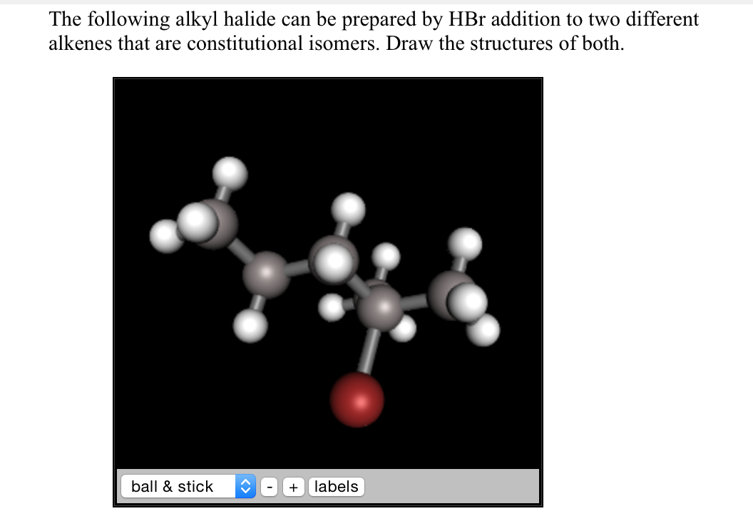 Solved The following alkyl halide can be prepared by HBr | Chegg.com