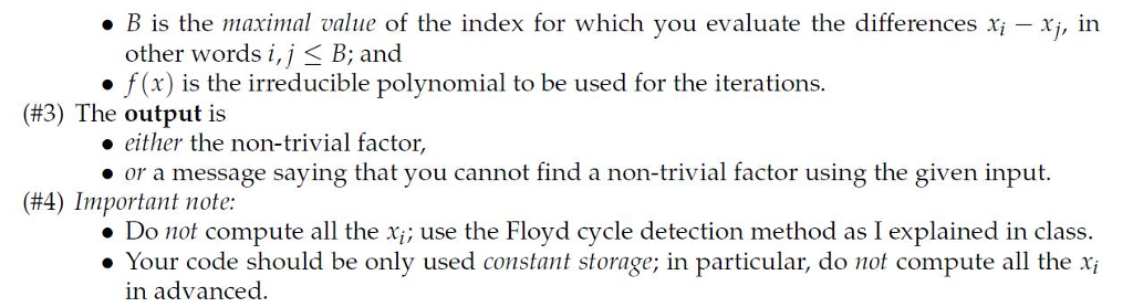 Write A Pari Program To Implement The Pollard Rho 
