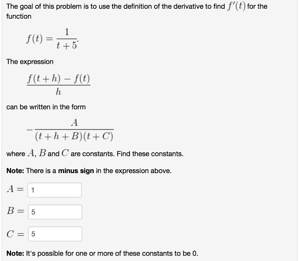 Solved Use the definition of the derivative and your answer | Chegg.com