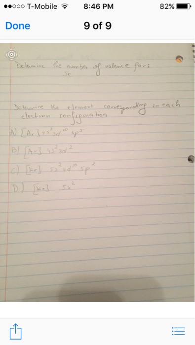 Solved Determine the number of valence for: Determine the | Chegg.com