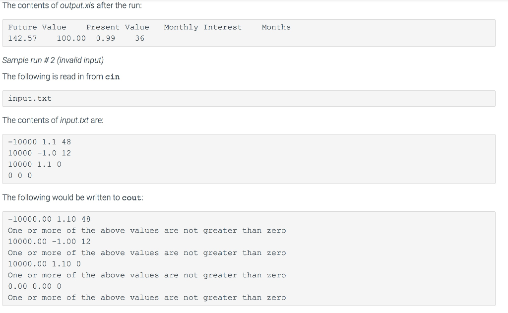 Solved In lab lesson 8 part 2 you calculated the present | Chegg.com