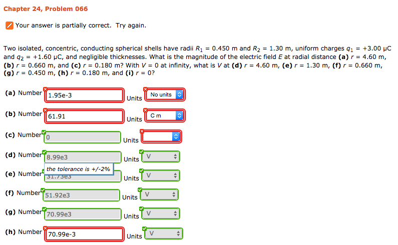 Solved Two isolated, concentric, conducting spherical shells | Chegg.com