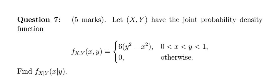 Solved Let (X, Y) have the joint probability function f X, | Chegg.com