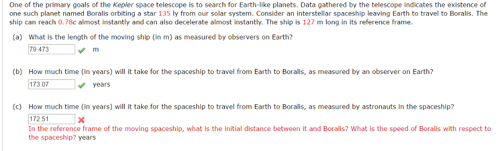 Solved One of the primary goals of the Kepler space | Chegg.com