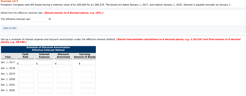 Solved Exercise 14-7 Pronghorn Company sells 8% bonds having | Chegg.com