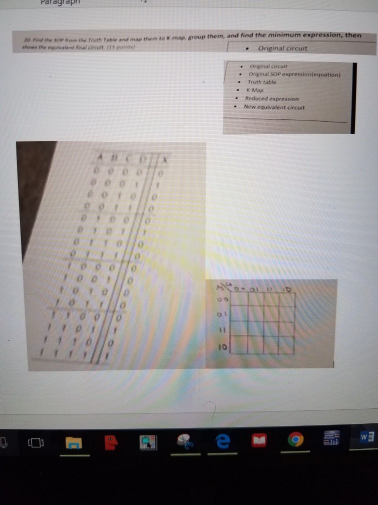 Solved Find the SOP form the Truth Table and map them to | Chegg.com
