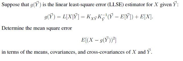 Suppose that g(y is the linear least-square error | Chegg.com