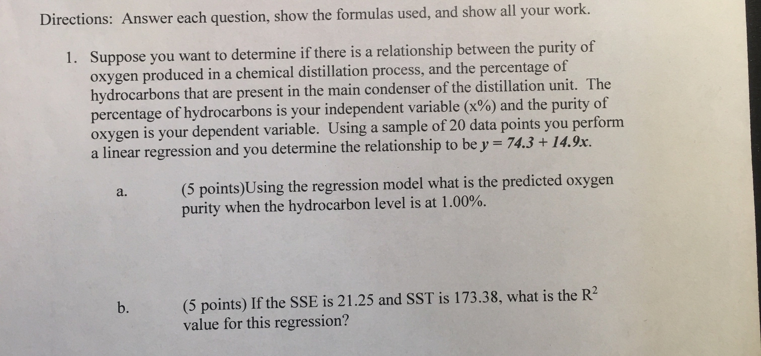 Solved Suppose you want to determine if there is a | Chegg.com