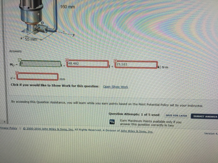 Solved Statics, please show the work | Chegg.com