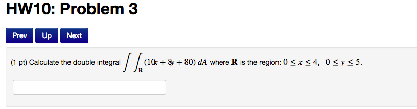 Solved Calculate the double integral double integral R (10x | Chegg.com