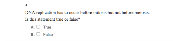 Solved DNA replication has to occur before mitosis but not | Chegg.com