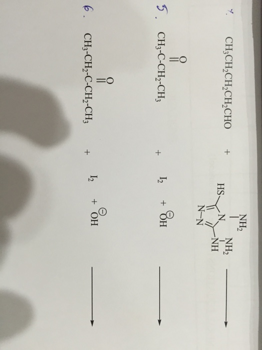 Solved NH2 NH2 NH N-N 5. CH3-C-CH2-CH3 OH + 12 6. | Chegg.com