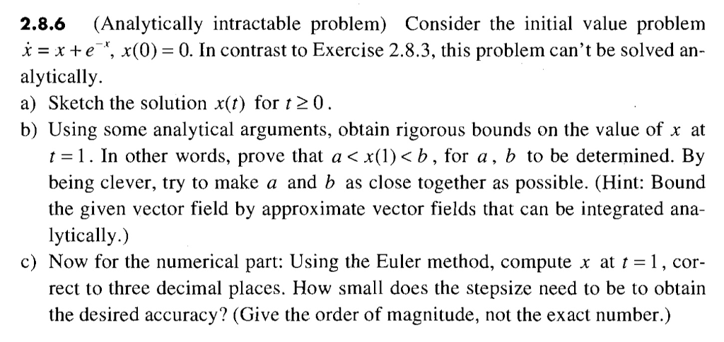 Solved 2.8.6 (Analytically intractable problem) Consider the | Chegg.com