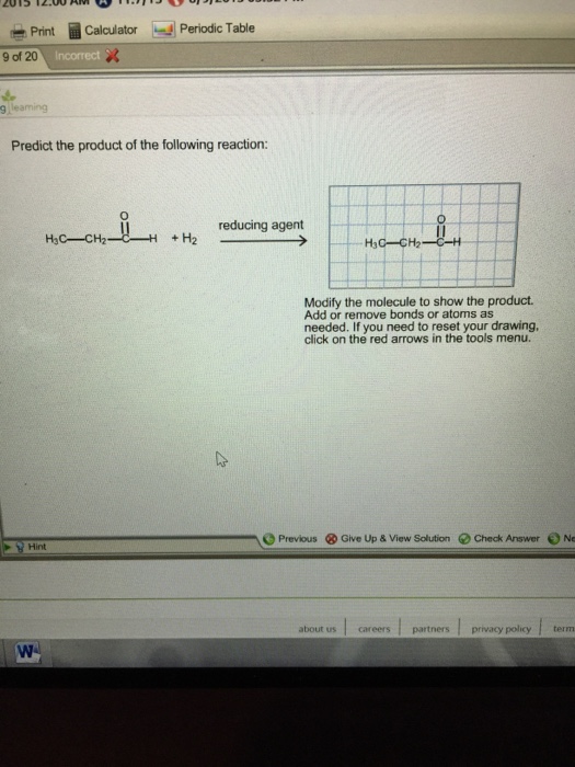 Solved predict the product of the following reaction | Chegg.com