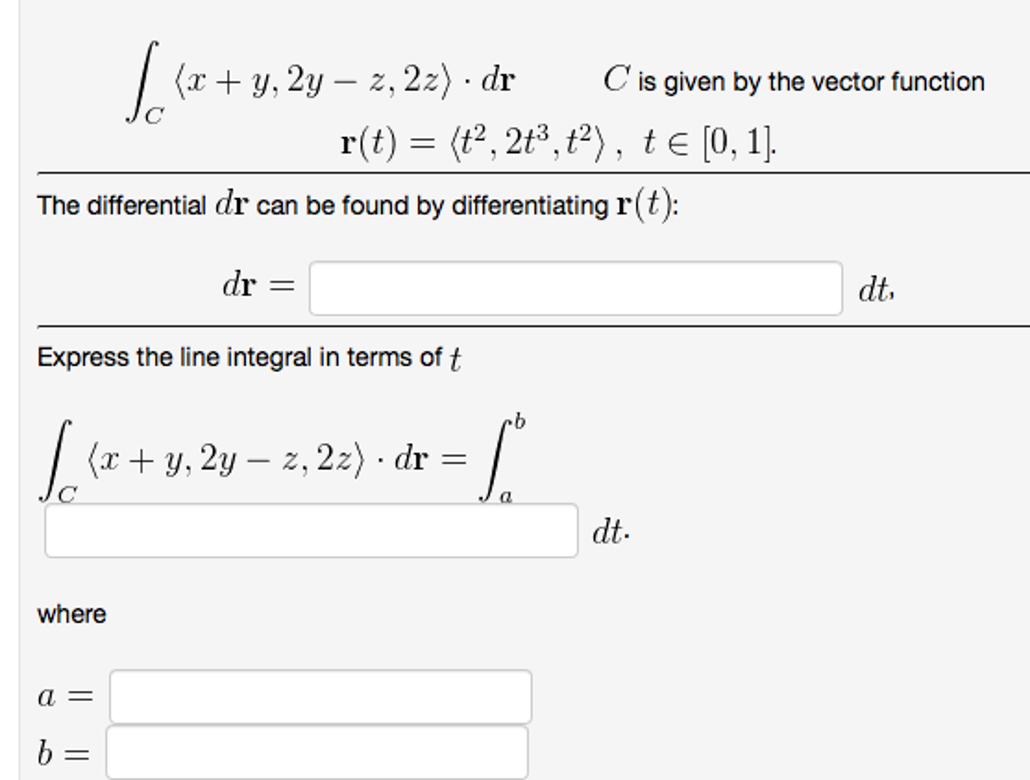 Solved Integral _c Left-Pointing Angle Bracket x + y, 2y - | Chegg.com