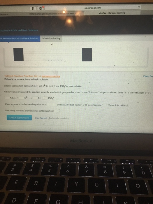 Solved Balance redox reaction in basic solution. Balance the | Chegg.com