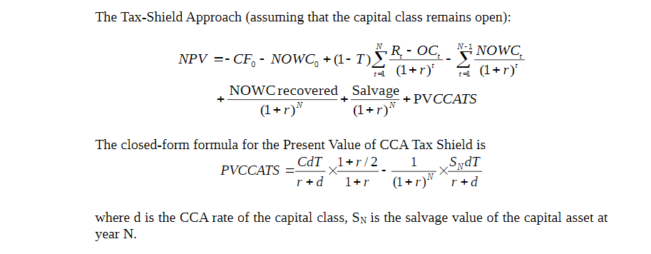 The Tax-Shield Approach (assuming that the capital | Chegg.com
