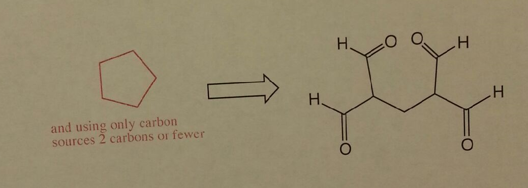 Synthesize the following molecular structures. and | Chegg.com