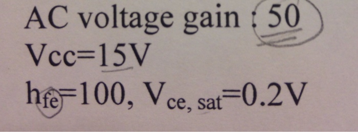 Solved Design an amplifier to produce a maximum swing with | Chegg.com