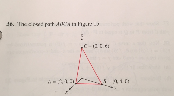 The closed path ABCA in Figure 15 | Chegg.com