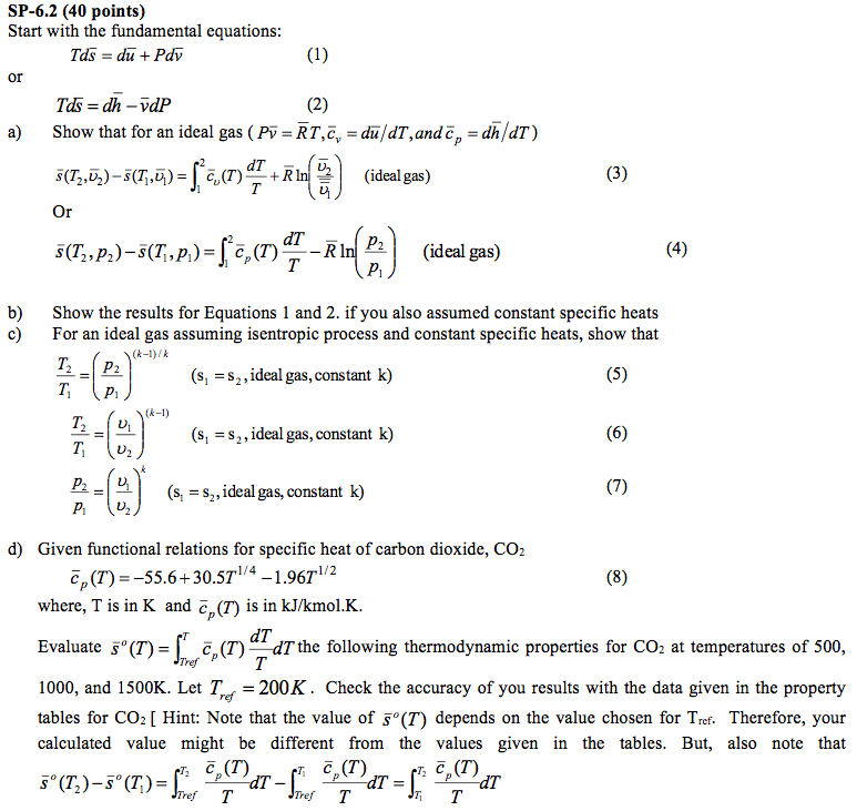 Solved SP-6.2 (40 points) Start with the fundamental | Chegg.com