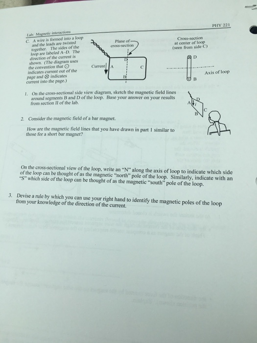 Solved A wire is formed into a loop and the leads are | Chegg.com