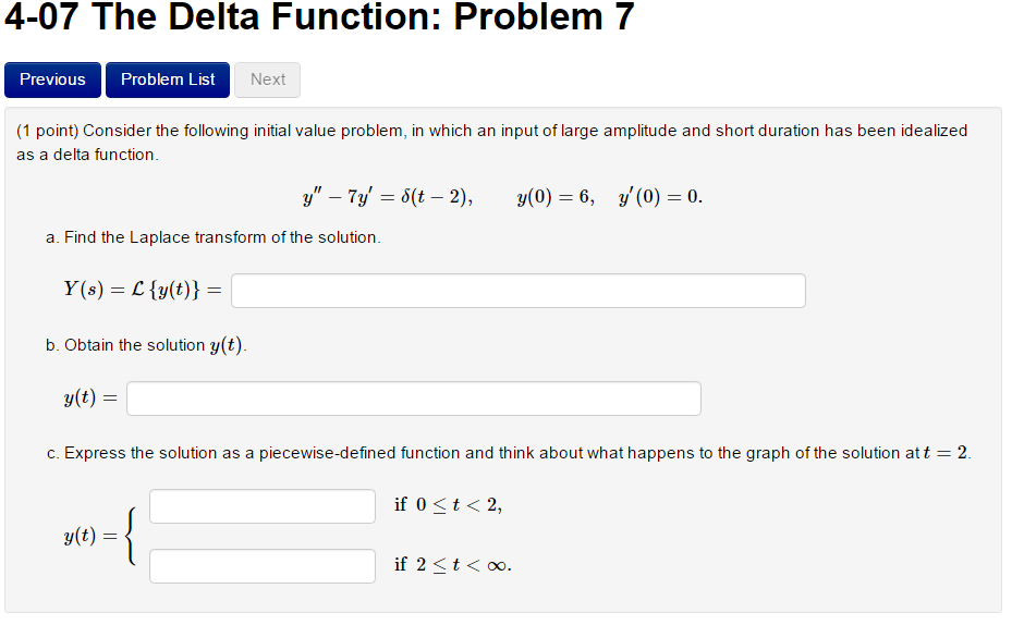 Solved Consider the following initial value problem, in | Chegg.com