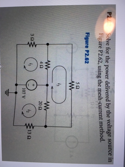 Solved Solve for the power delivered by the voltage source | Chegg.com